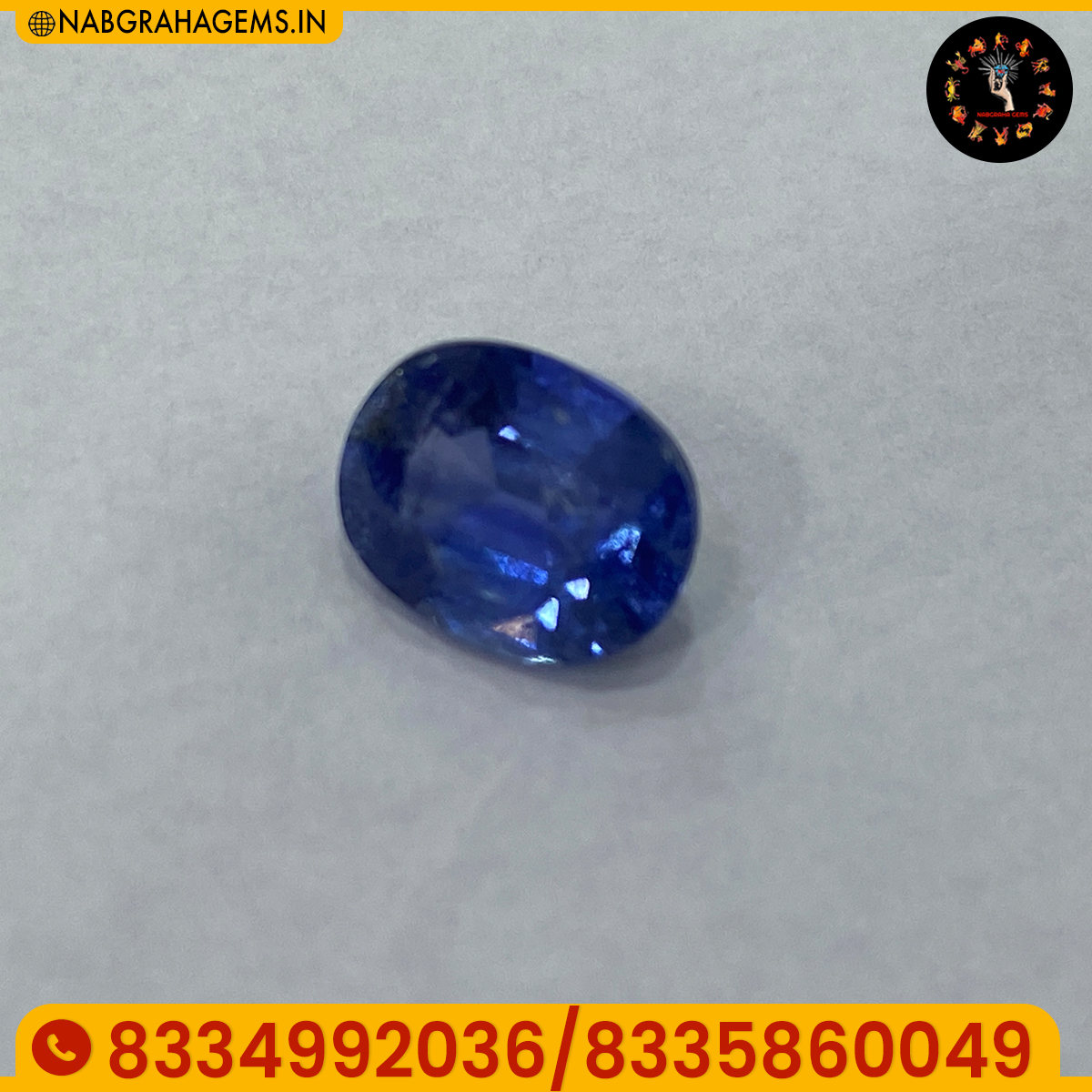 Natural Corundum (Natural Sapphire, Blue)